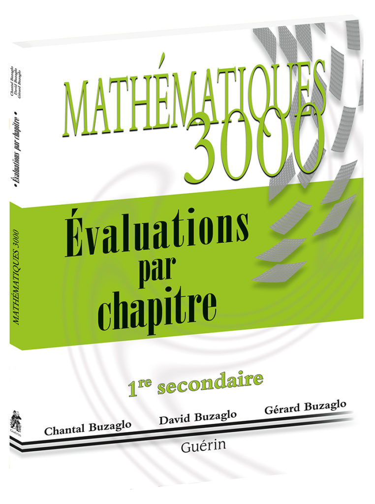 Évaluations par chapitre – Service Math 3000