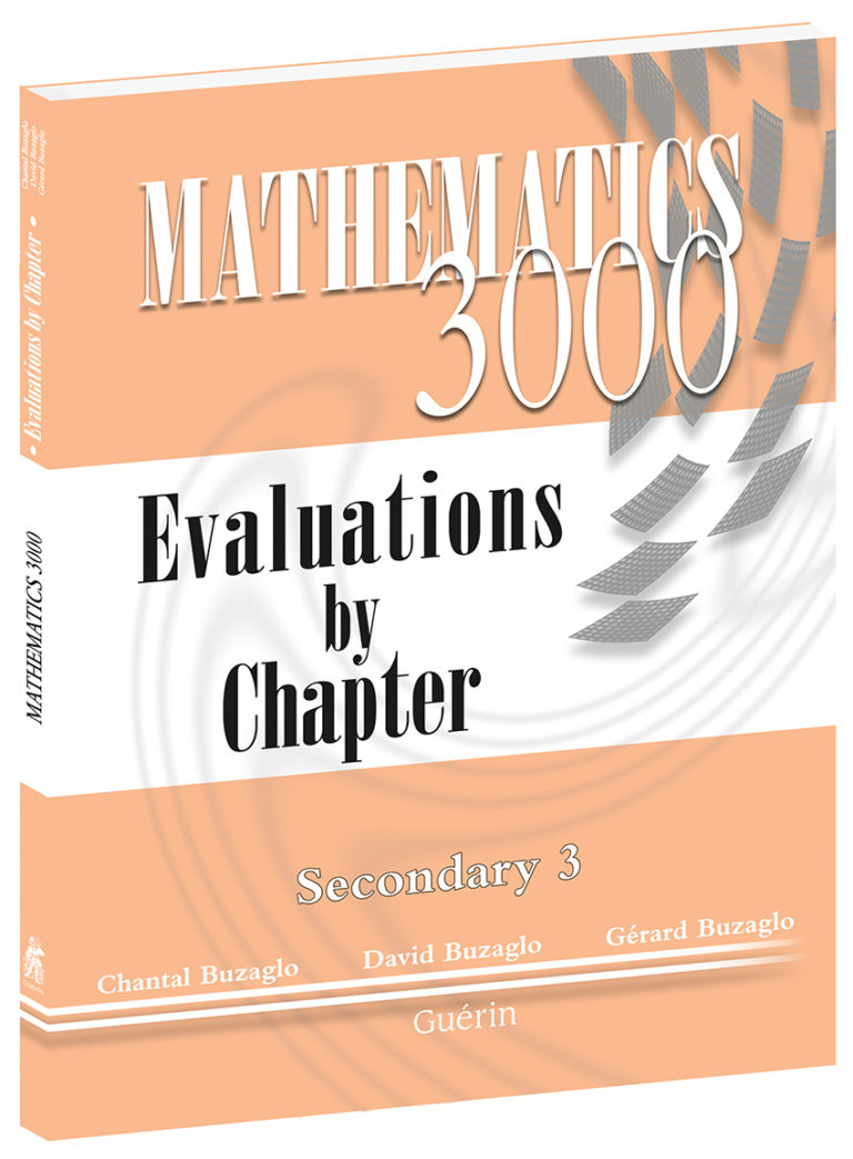 Evaluations By Chapter – Service Math 3000